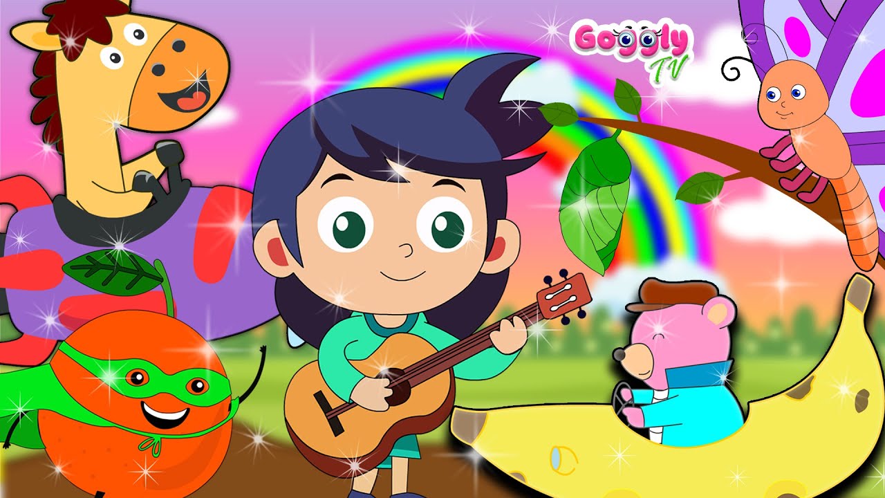 🌈 Giggles & Rhymes for Little Minds 🎶🐝 | English Nursery Rhymes | Baby ...