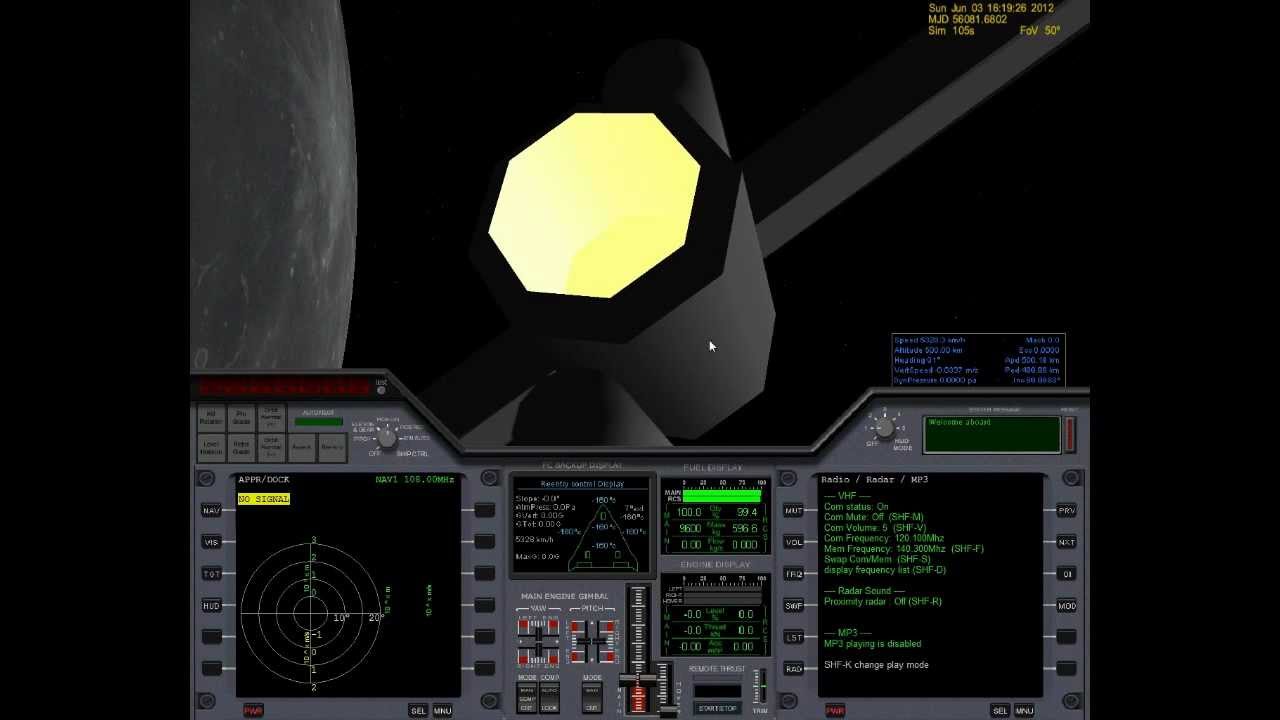 Tutorial de Orbiter - Acoplamientos 2/5 - YouTube