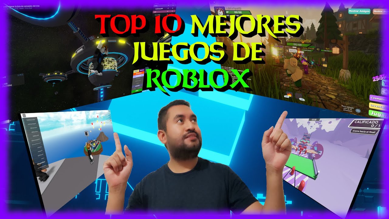 TOP 10 mejores juegos de ROBLOX - YouTube