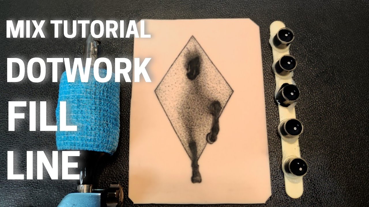 Tattoo Techniques DOTWORK, LINE, SHADING And FILLING Tutorial - YouTube