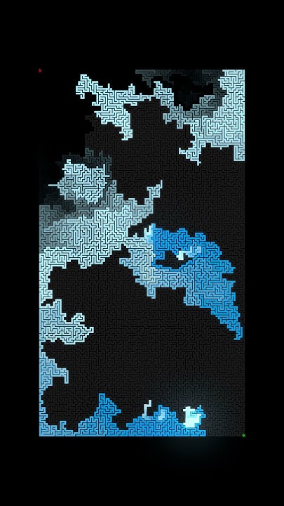 A* Pathfinding Algorithm Solving a Maze #godot #pridemonth - Queer Flag - YouTube