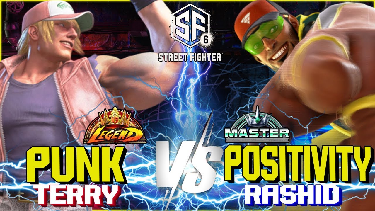SF6 PUNK (Terry) vs POSITIVITY (Rashid) Street Fighter 6 High Level ...