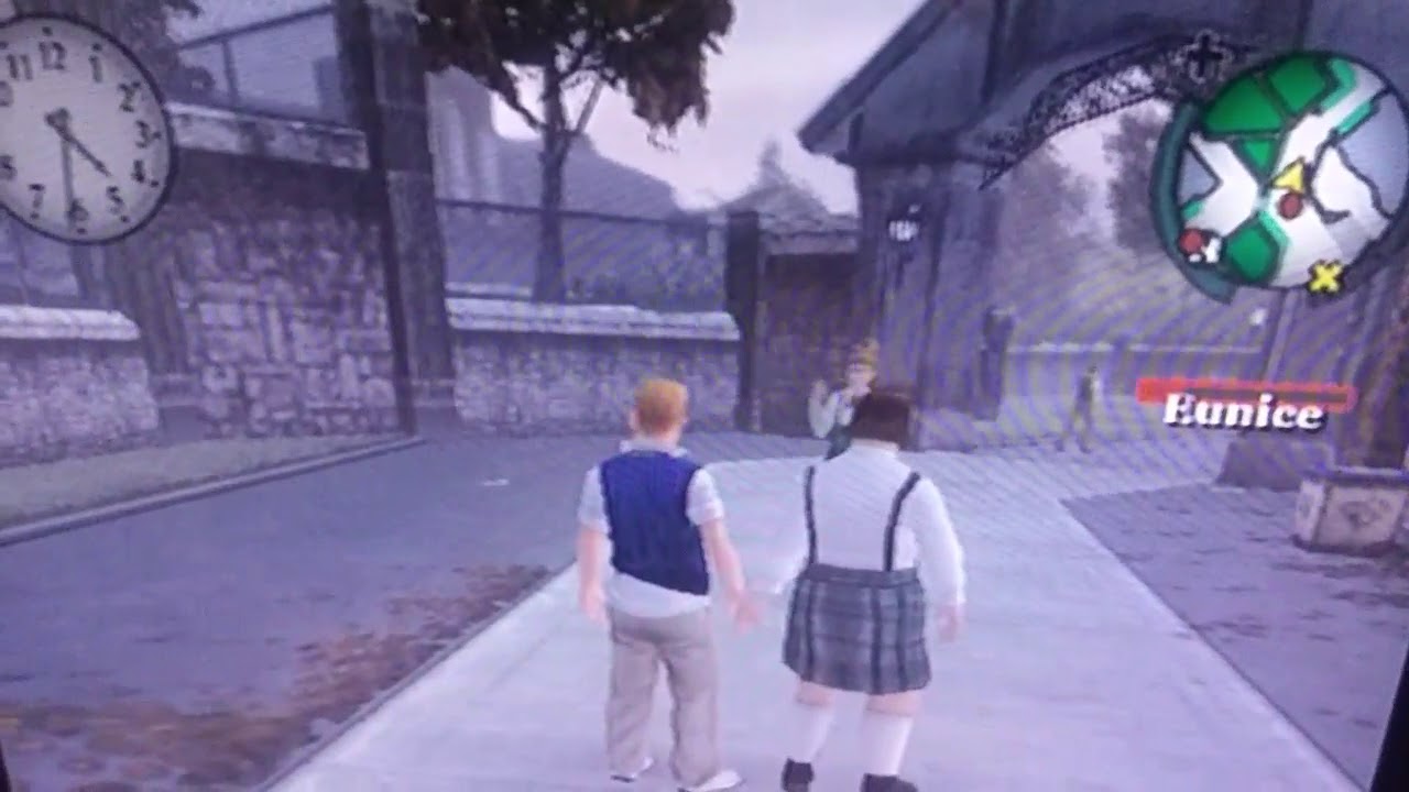 Bully PS2: Date with Eunice, Beatrice is Not Happy - YouTube