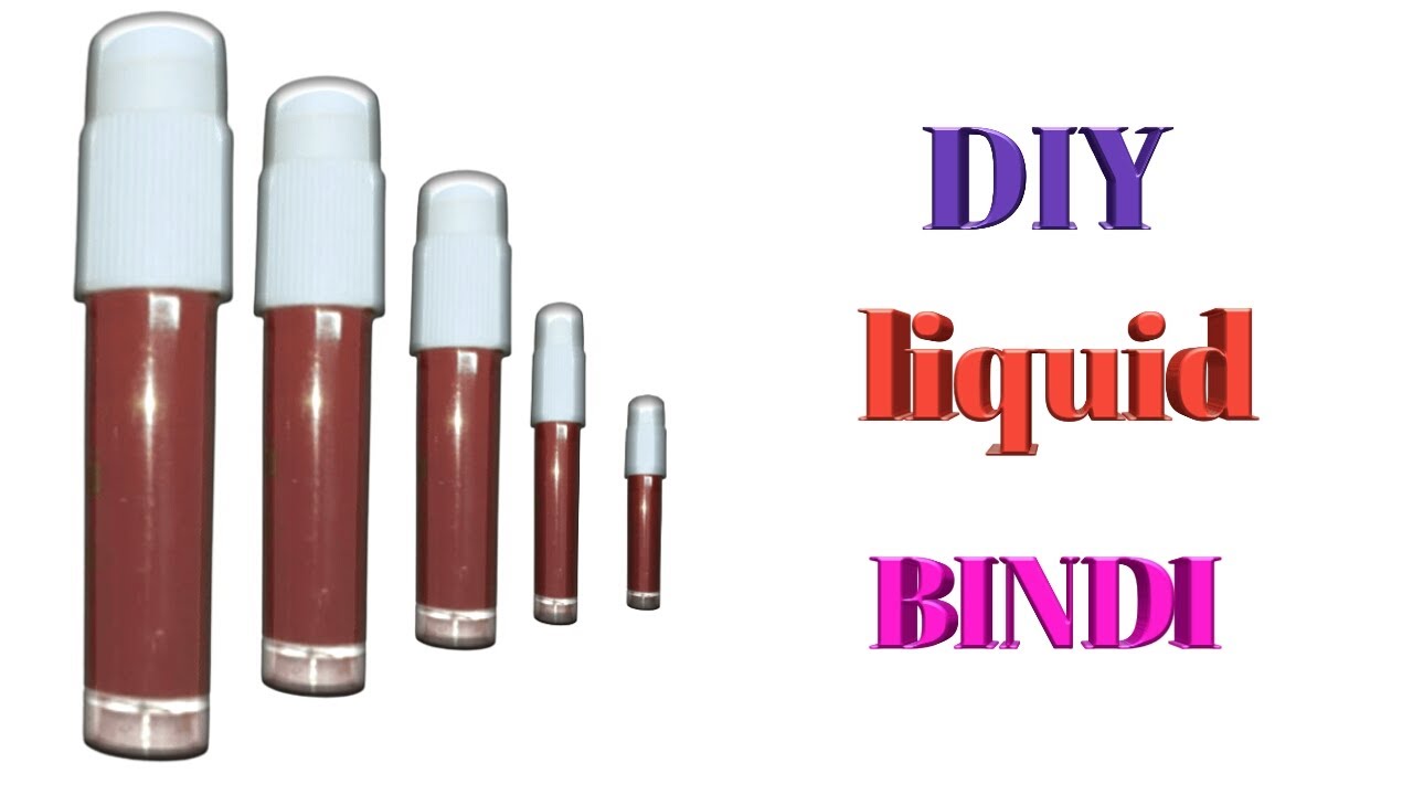 DIY LIQUID BINDI/ HOMEMADE LIQUID SINDOOR 🌼 - YouTube