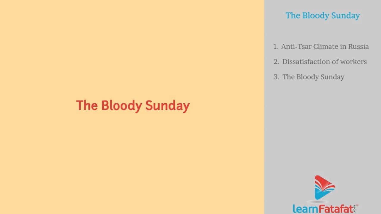 The Bloody Sunday | History - YouTube