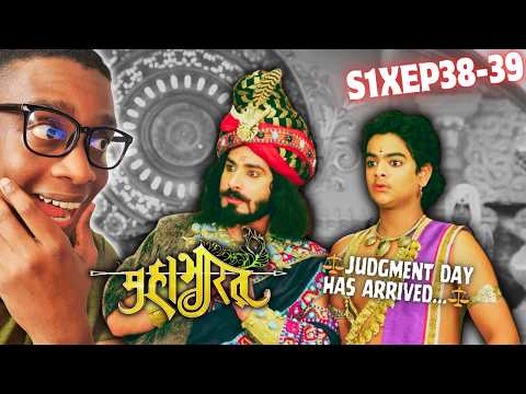 🙌HE LIVES!!🙌Mahabharat 2013: TV Show S1 EP38-39 Reaction