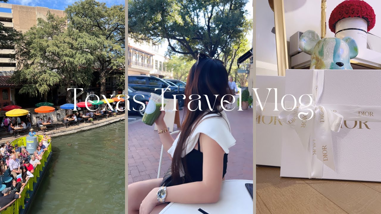 Texas VLOG | San Antonio River Walk, Austin, Dallas | Unboxing Dior ...