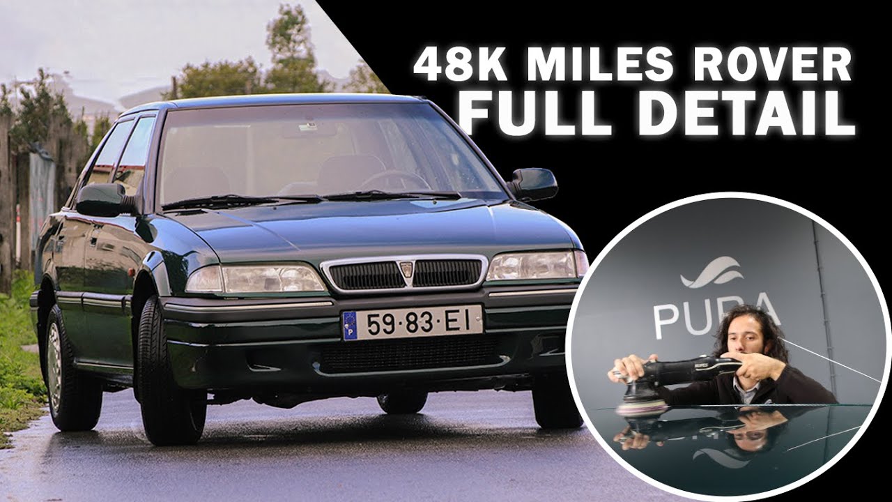 Detailling a 48k Miles Rover 414 Sli - YouTube