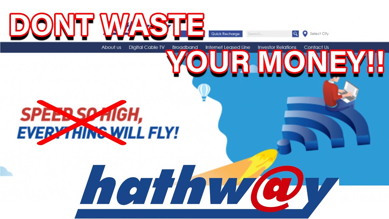 Hathway broadband | Delhi Plans | SpeedTest - YouTube
