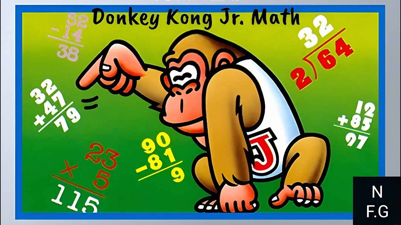 Donkey Kong Jr. Math ( Full Game ) - YouTube