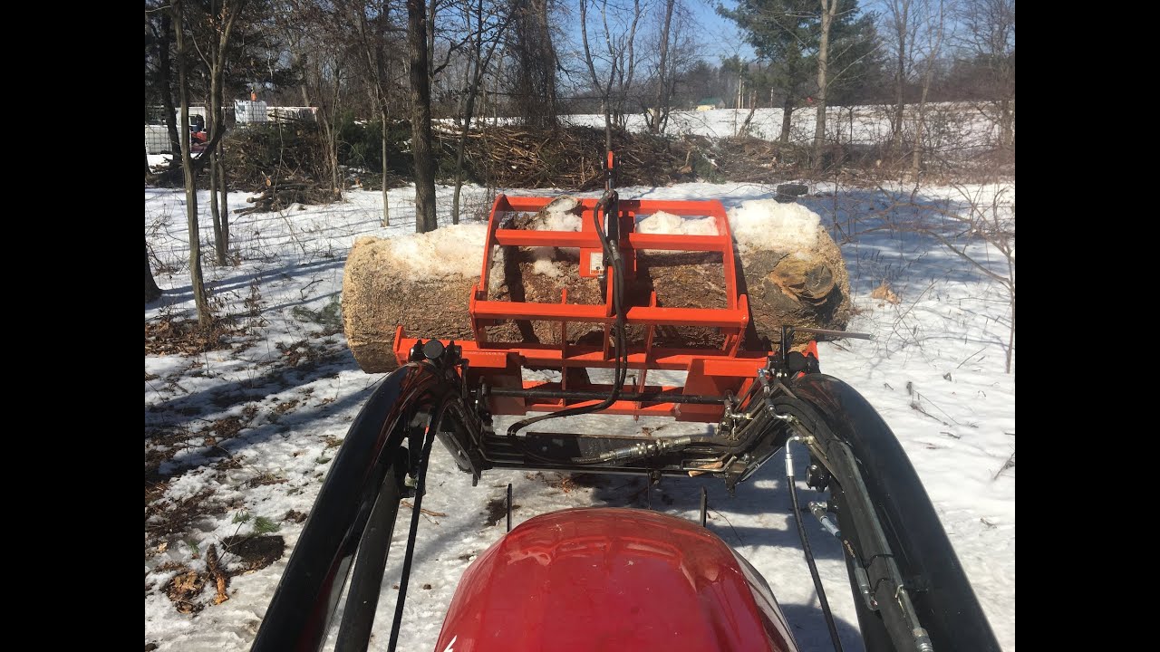 Yanmar diesel tractor & grapple w/3rd function kit! (Part 2 video in ...