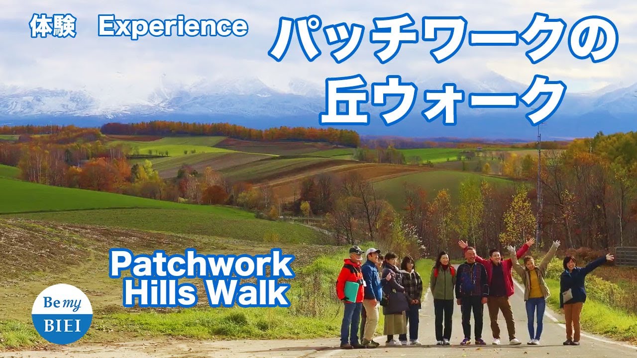 【分散型旅行】美瑛 パッチワークの丘ウォーク | Walking Tour in Biei's Patchwork Hills - YouTube