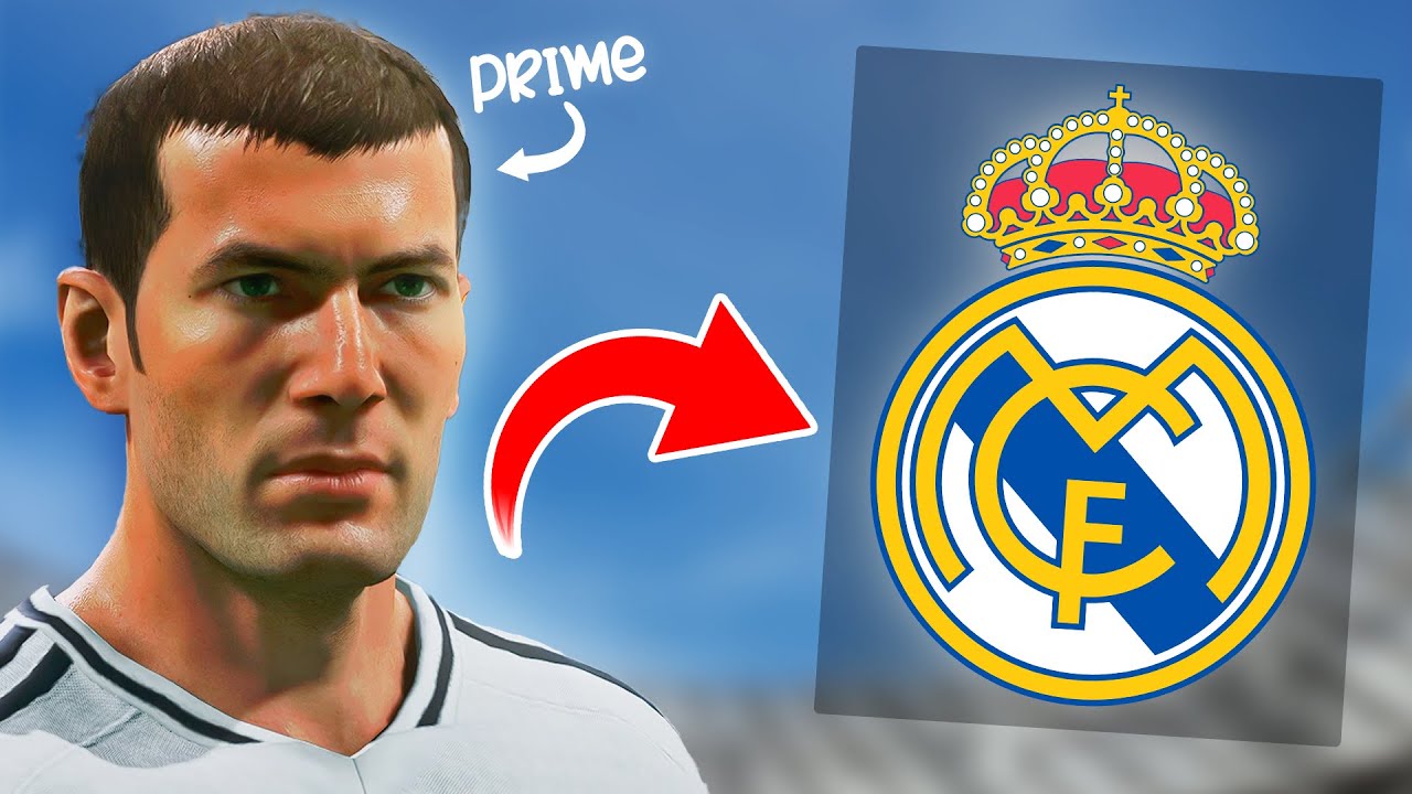 I Put Zidane back at Real Madrid... EA FC 25 - YouTube