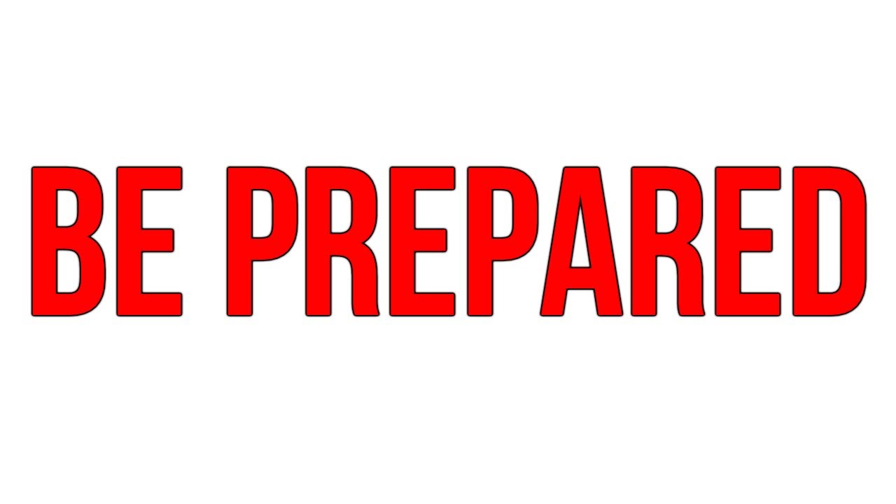 Be Prepared - Something Cool Coming Monday ;) - YouTube