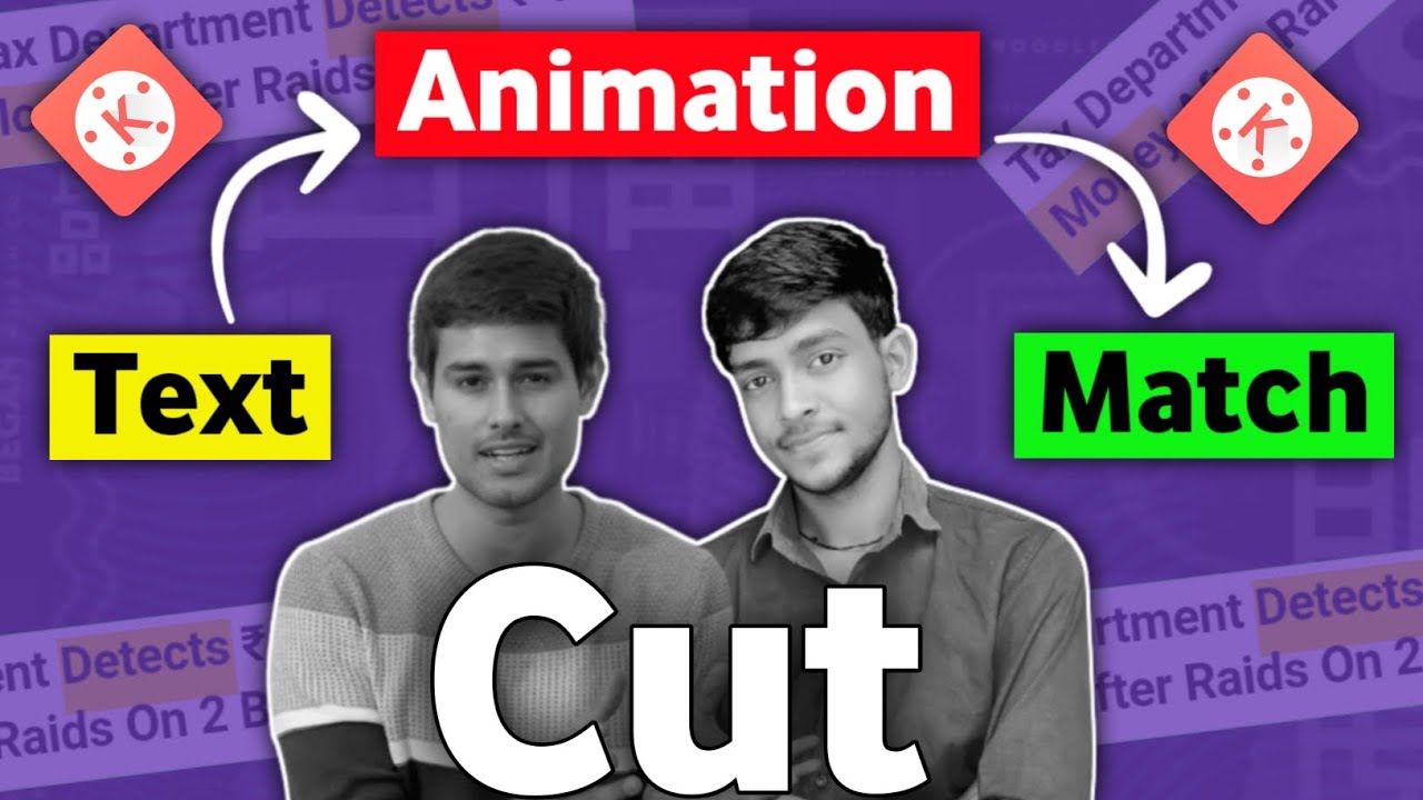How To Edit Text Match Cut Like Vox And Johnny Harris || News Article ...