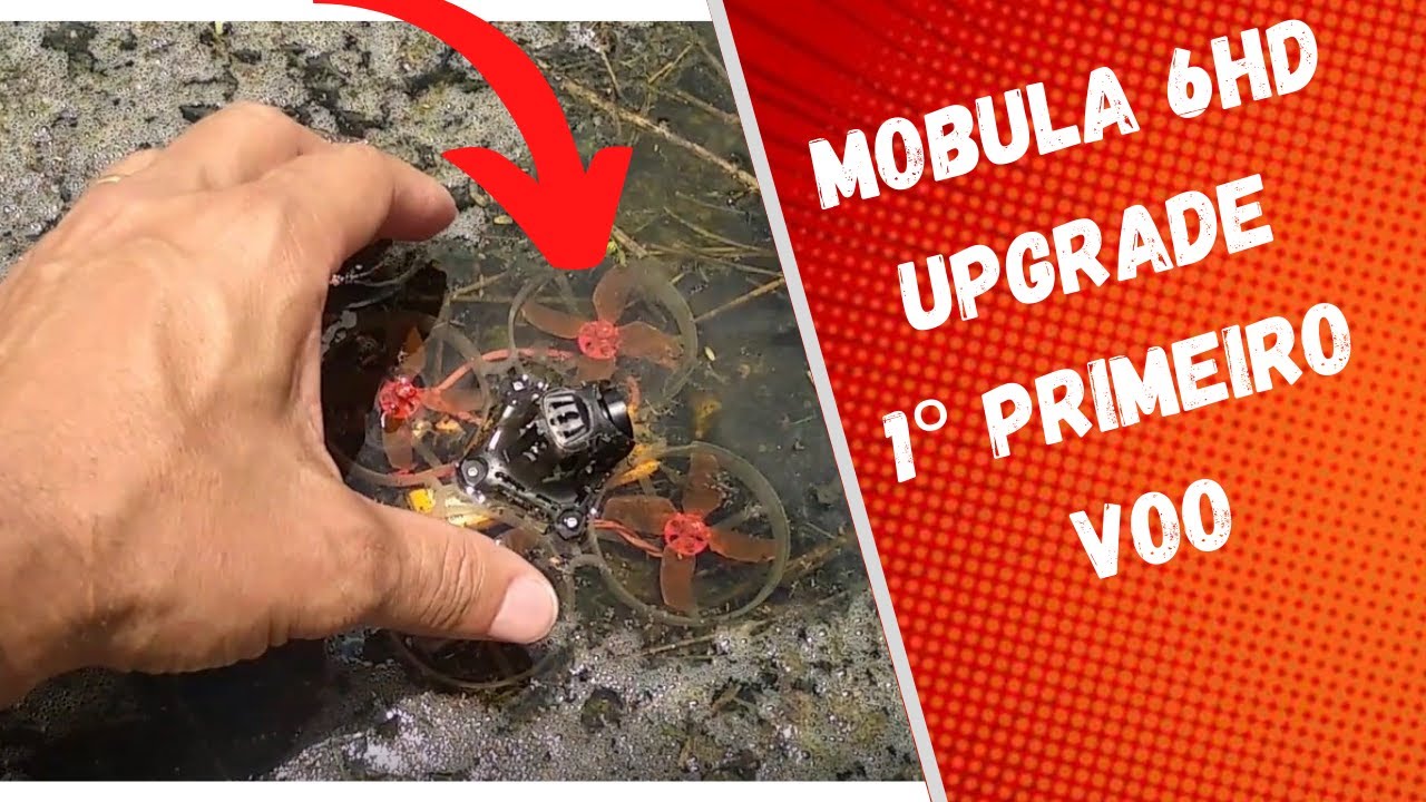 Mobula 6 HD 25kv Frame 75 mm Primeiro Voo e Queda - YouTube