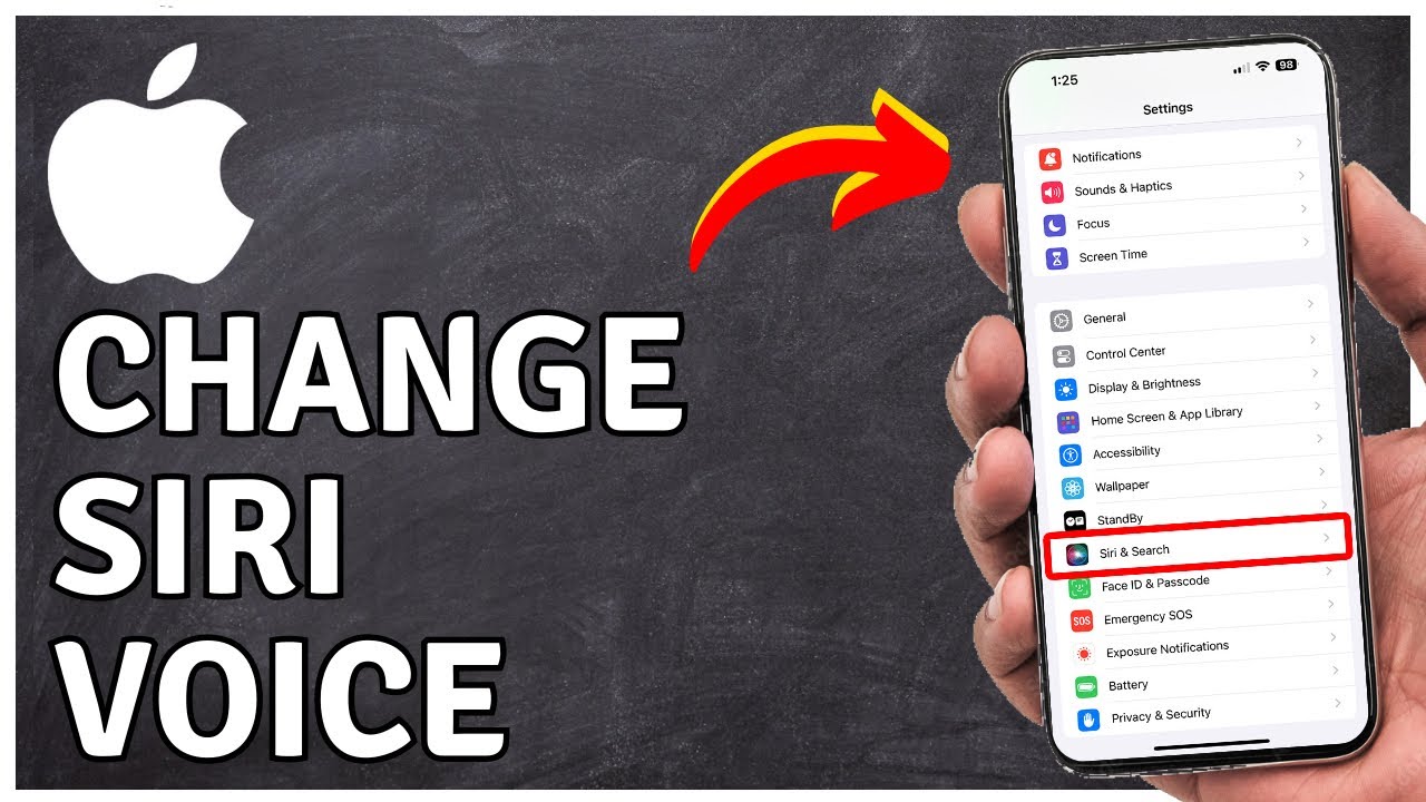 How to Change Siri Voice In iPhone | iPhone Tutorial - YouTube
