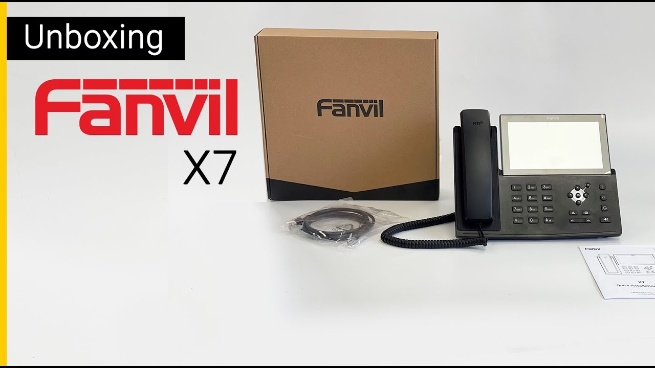 Fanvil X7 Unboxing Video - YouTube
