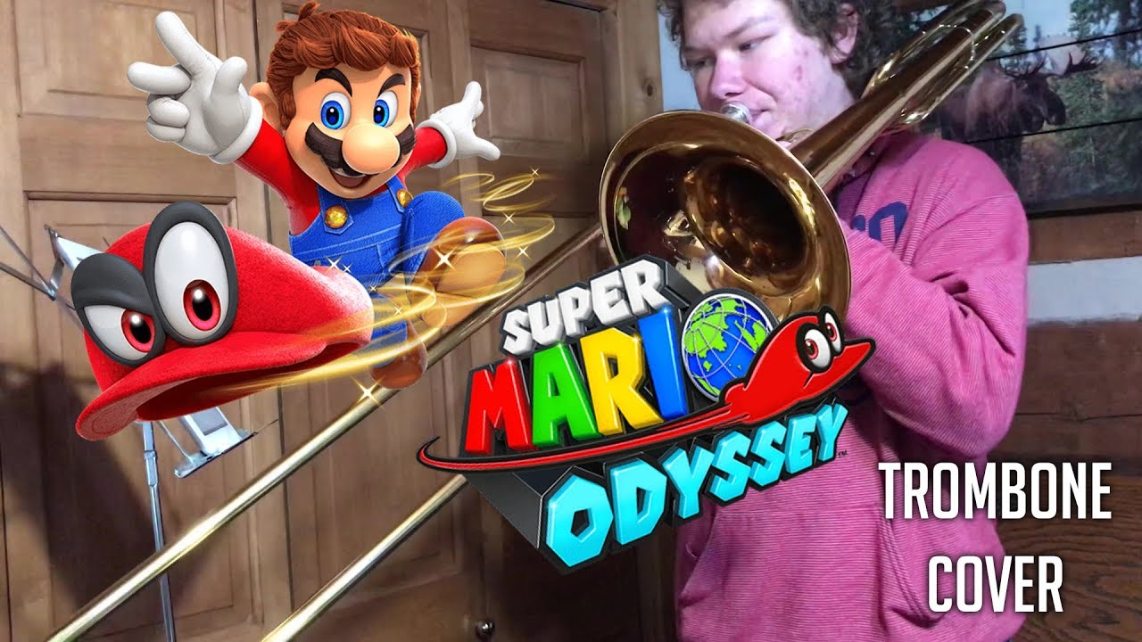 Jump Up, Superstar! - Super Mario Odyssey - Trombone Cover - YouTube