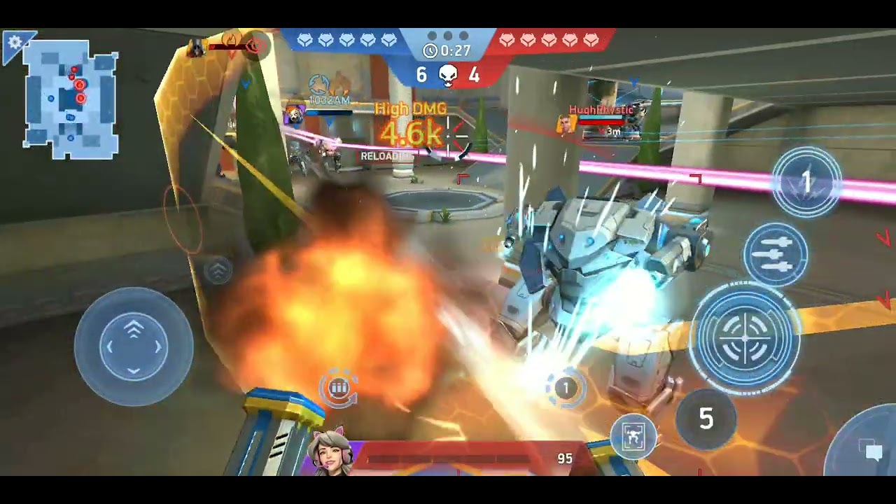 16 kills 🎯 1 gameplay 🤔 || Stalker 😍 mech arena stalker best gameplay # ...