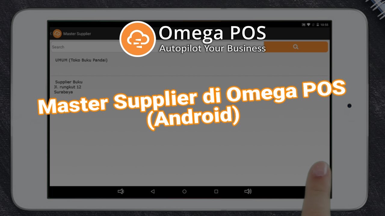 Menu Master Supplier - Omega POS (android) - YouTube