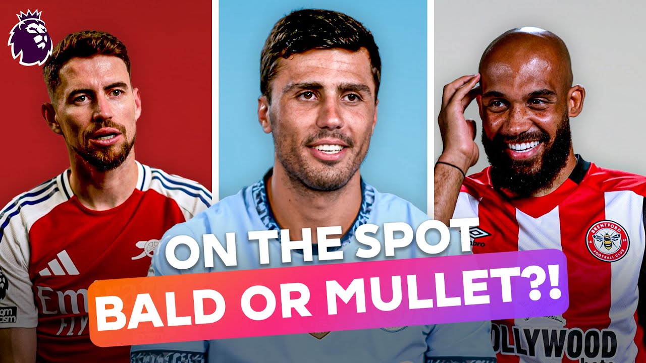 'What's a Mullet?’😅On The Spot with Havertz, Nkunku, Rodri, Son and ...
