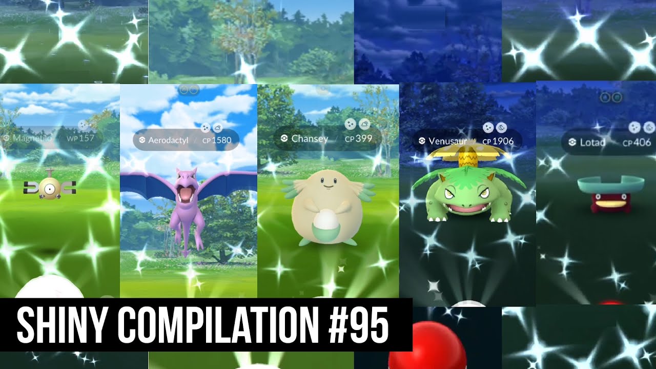 Pokemon GO Shiny Compilation #95 - YouTube