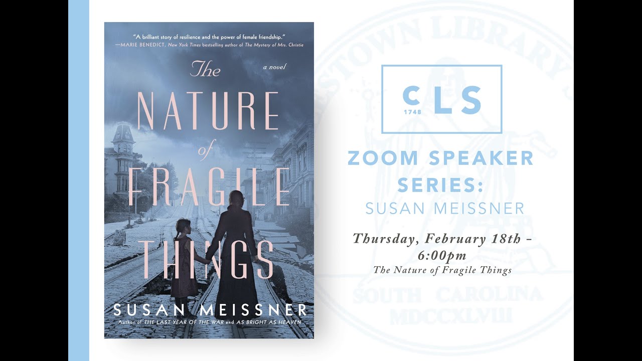 Zoom Speaker Series: Susan Meissner & CJ Lotz - YouTube