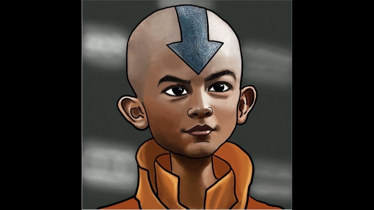 how to draw Aang of Avatar: The Last Airbender | Gordon Cormier - YouTube