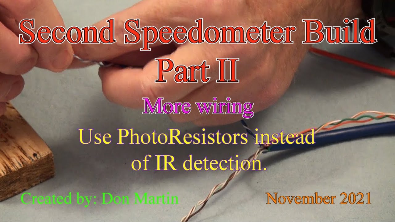 Part II - New in-track Speedometer (N-Scale) using Photoresistor. - YouTube