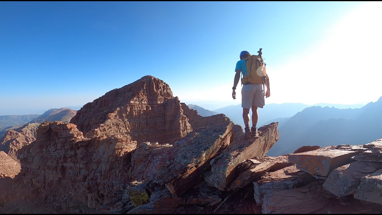 Maroon Bells Traverse: Maroon Peak to North Maroon Peak - YouTube