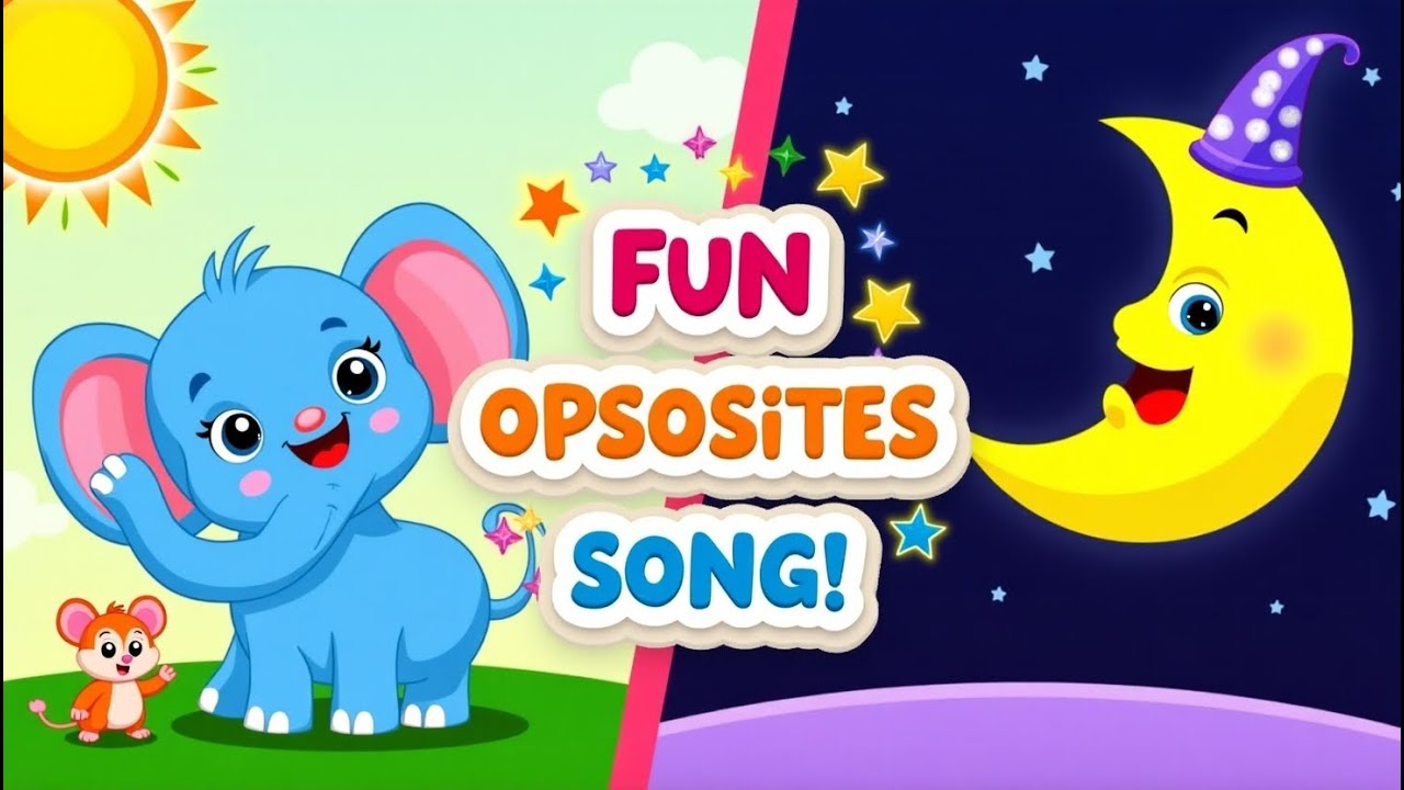 🎶 Welcome to the world of FUN OPPOSITES! 🎶 | KIDS LEARNING VIDEO ...