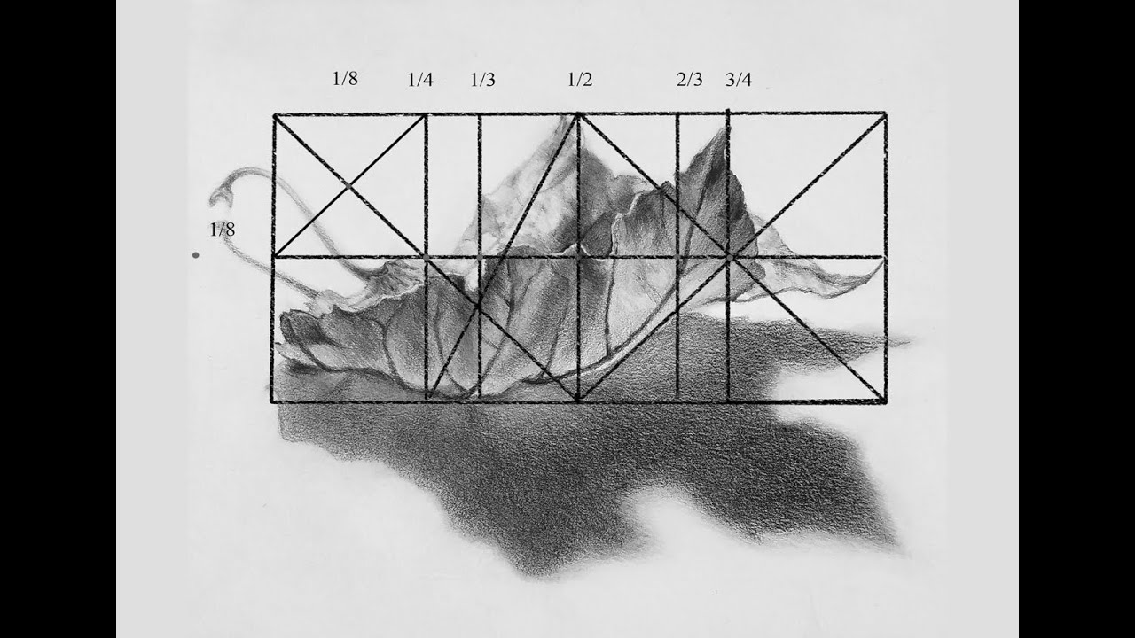 Using Diagonal Lines To Divide A Rectangle Into Proportions - YouTube