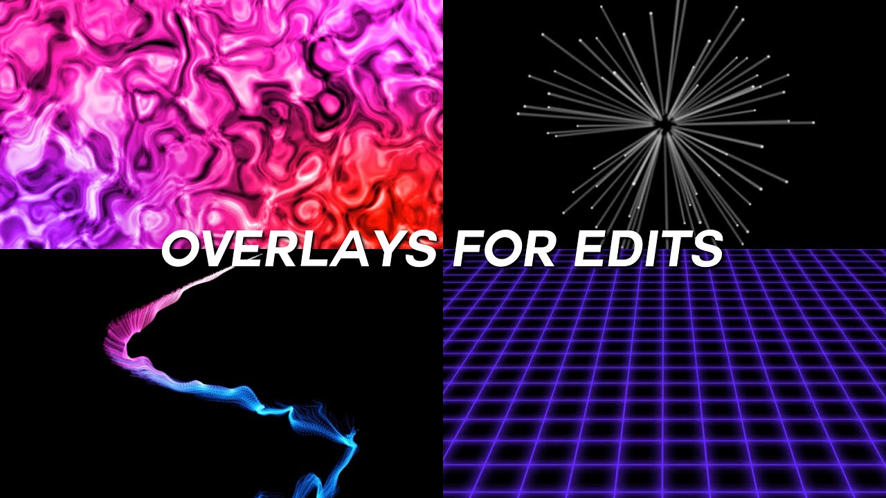 overlays for edits - YouTube