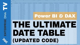 Creating The Ultimate Date Table In Power BI - How To D... | Doovi