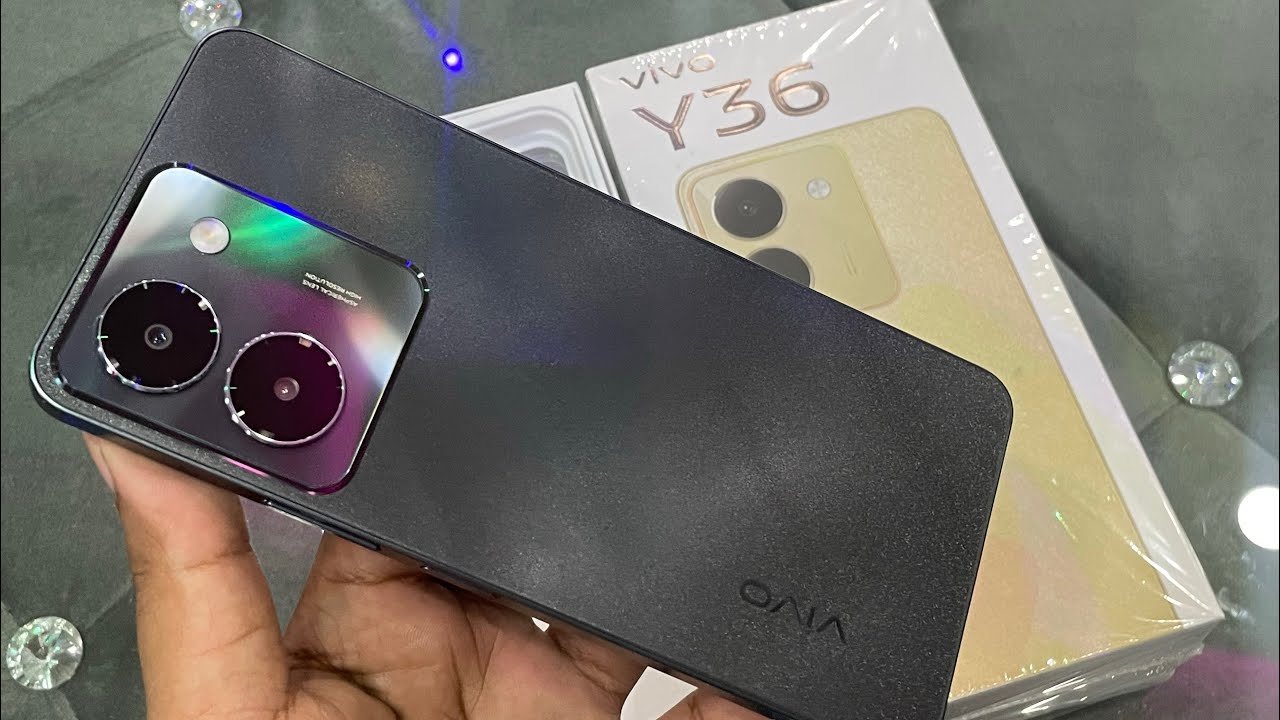 Vivo Y36 Black Unboxing , First Look & Review 🔥| Vivo Y36 Price,Spec ...