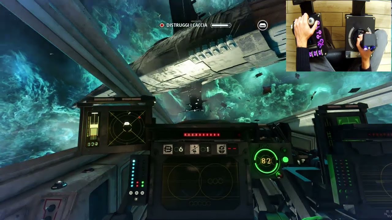 Star Wars Squadrons - U Wing | Logitech x56 Hotas Rgb gameplay - YouTube