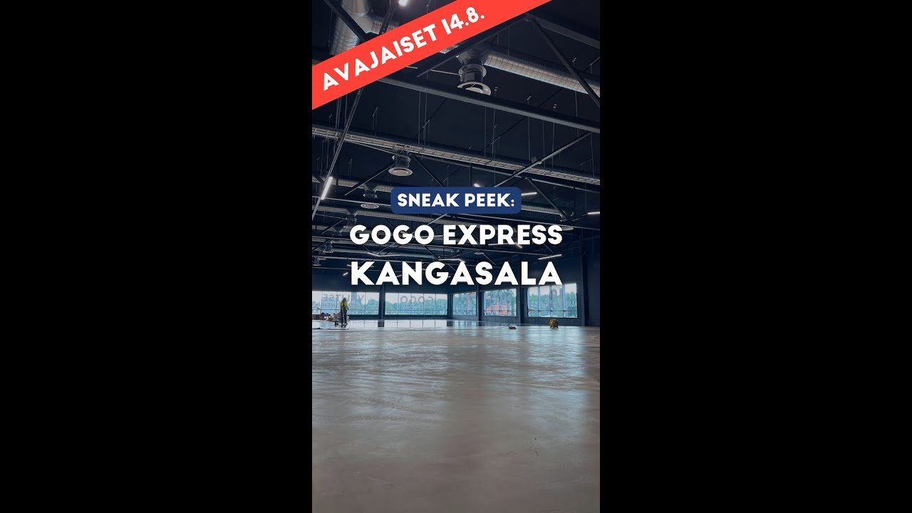 SNEAK PEEK: Uusi GOGO Express Kangasala 🔥 - YouTube