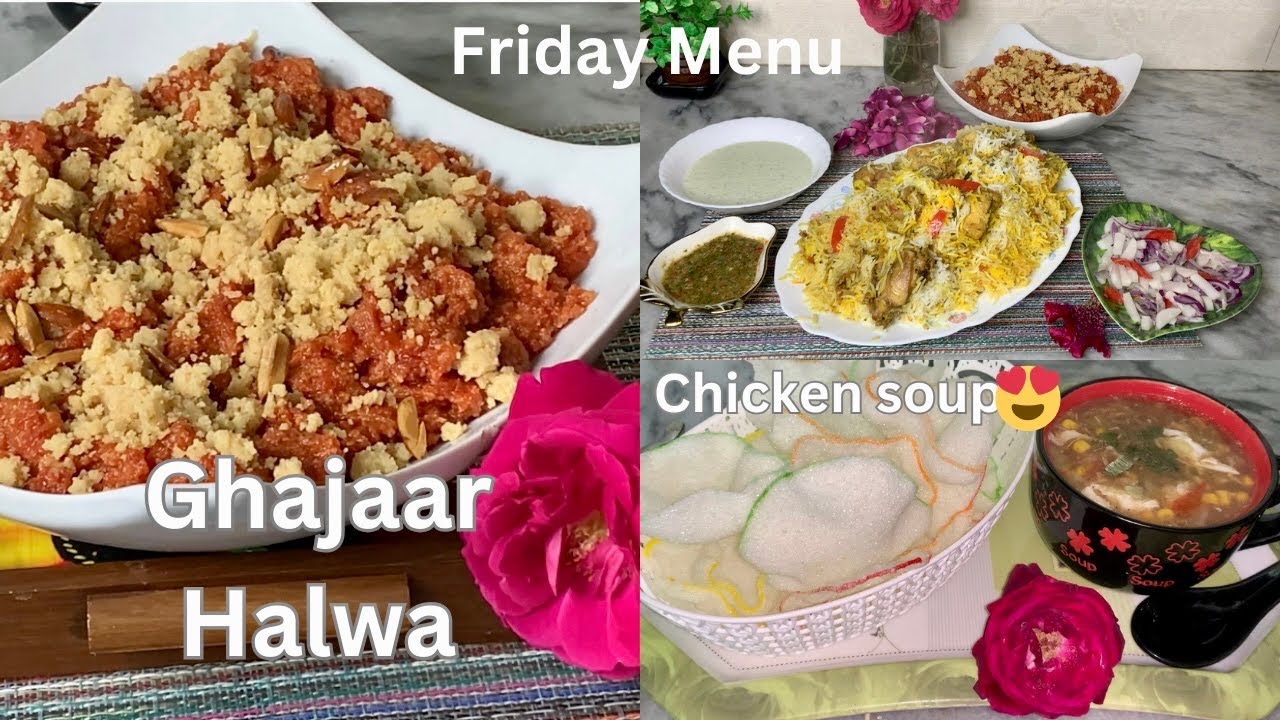 Ghajaar Halwa with Khoya | Home made Khoya | Ghajaar Halwa Recipe By ...