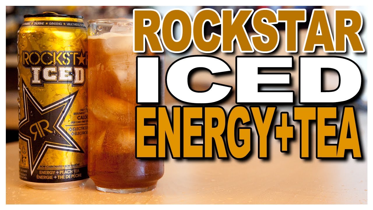 NEW! Rockstar ICED, Energy+Peach Tea - YouTube