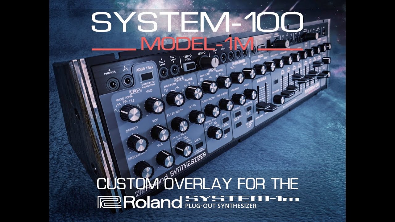 Roland SYSTEM 100 Overlay for System-1m - DIY Free Download - YouTube