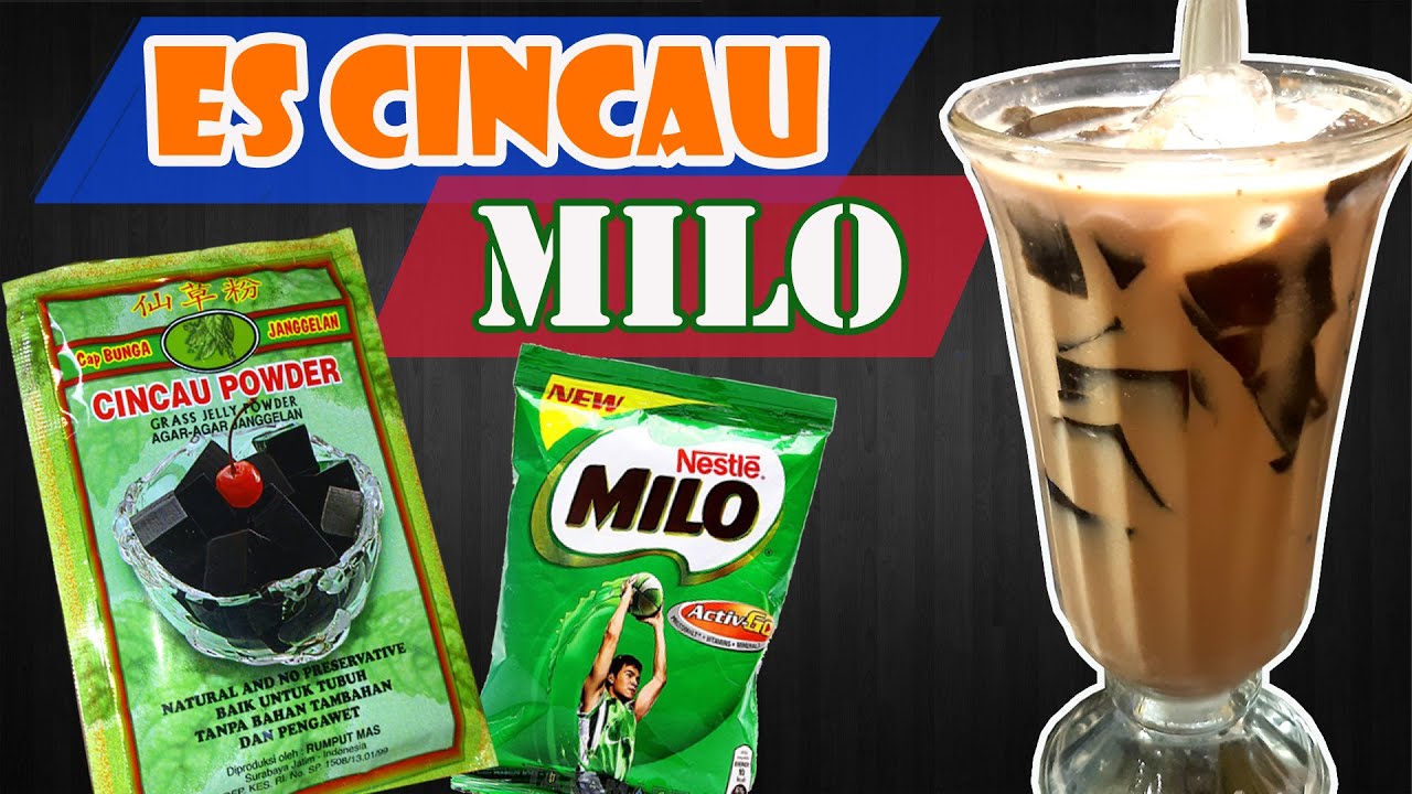 MEMBUAT ES CINCAU MILO // PRAKTIS ANTI GAGAL; - YouTube