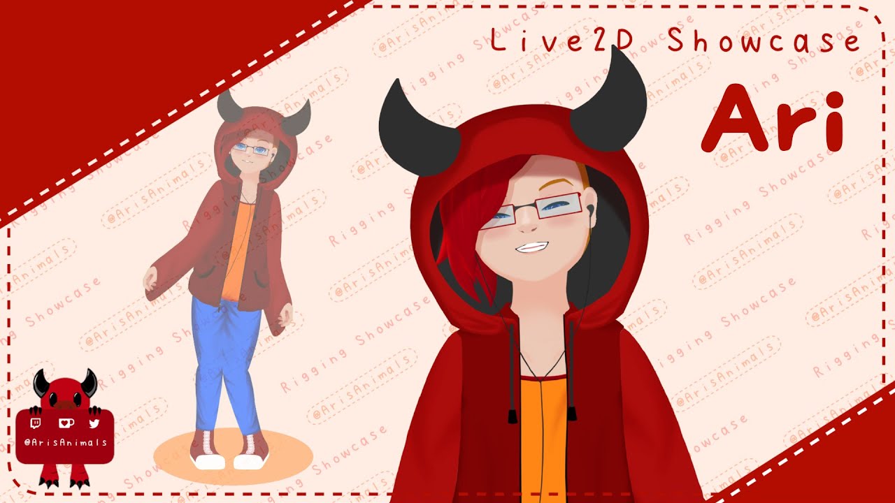 【Live2D Showcase】 Ari VBridger Rigging Showcase - YouTube