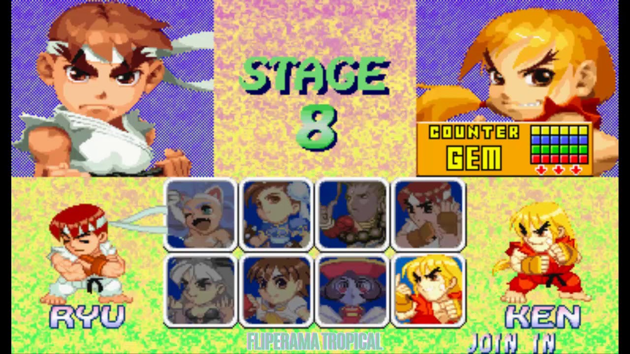 Super Puzzle Fighter II Turbo Ryu - YouTube