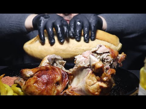 ||ASMR MUKBANG|| Chicken Flip / Tavuk Çevirme | Foodasmr Great Relaxing Sounds