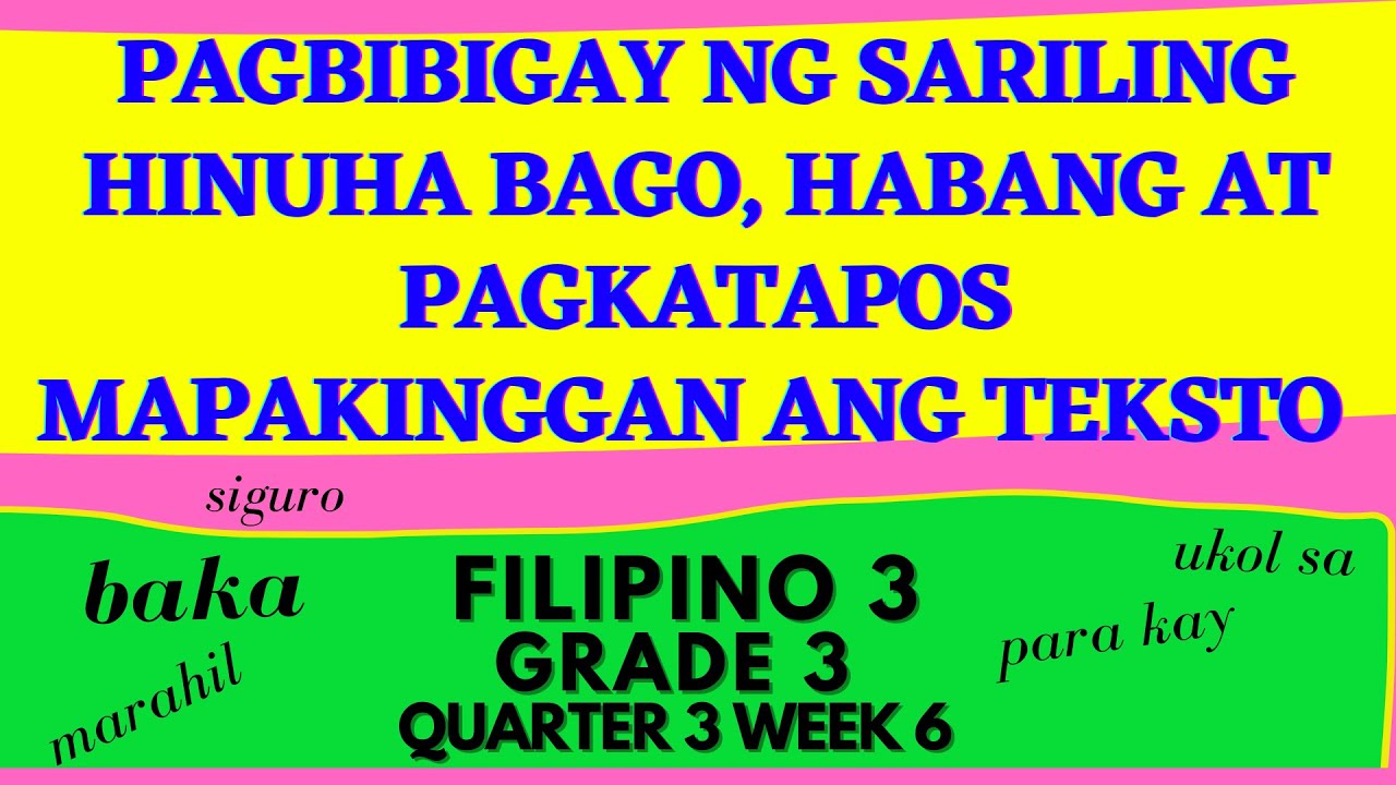 Pagbibigay Hinuha Worksheet NCR FINAL FILIPINO6 Q1 M7.pdf 6 FILIPINO