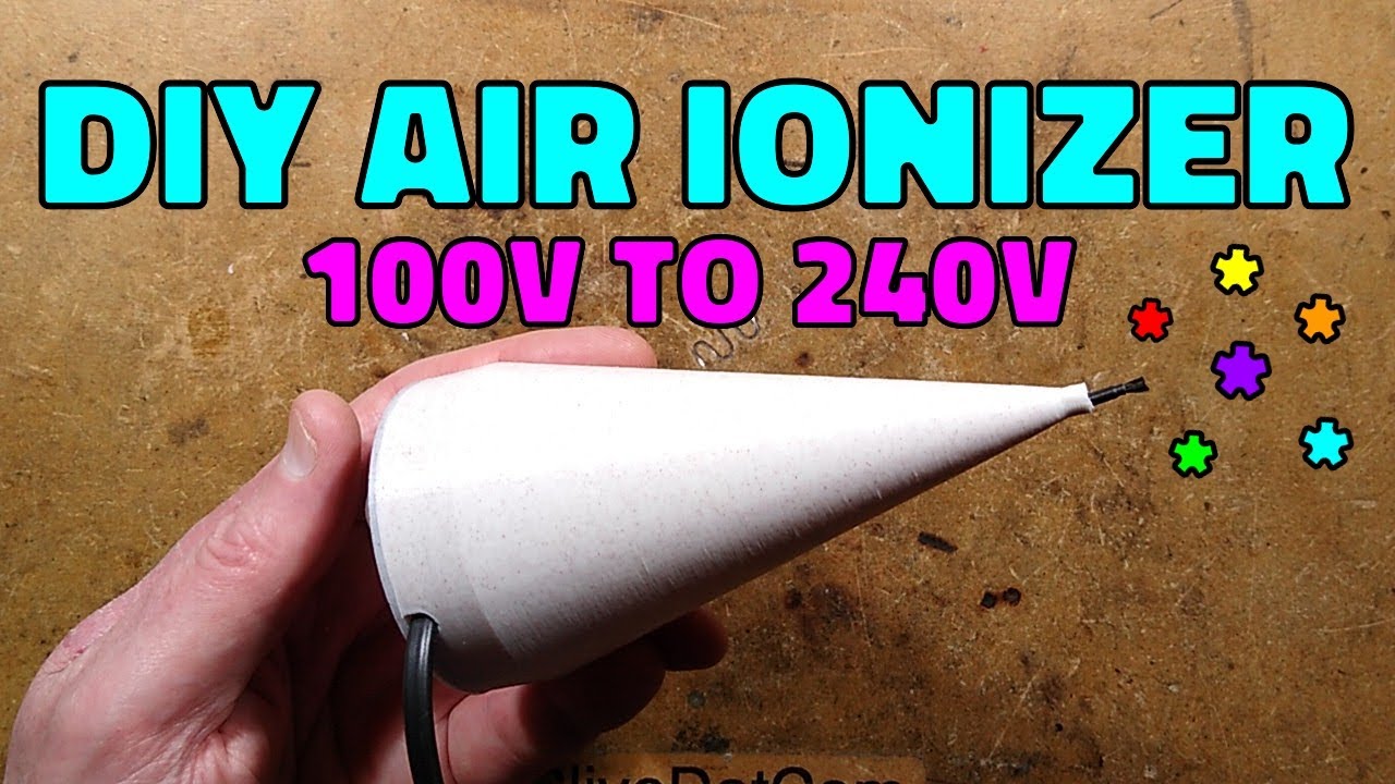 DIY air ioniser with wide voltage range - YouTube
