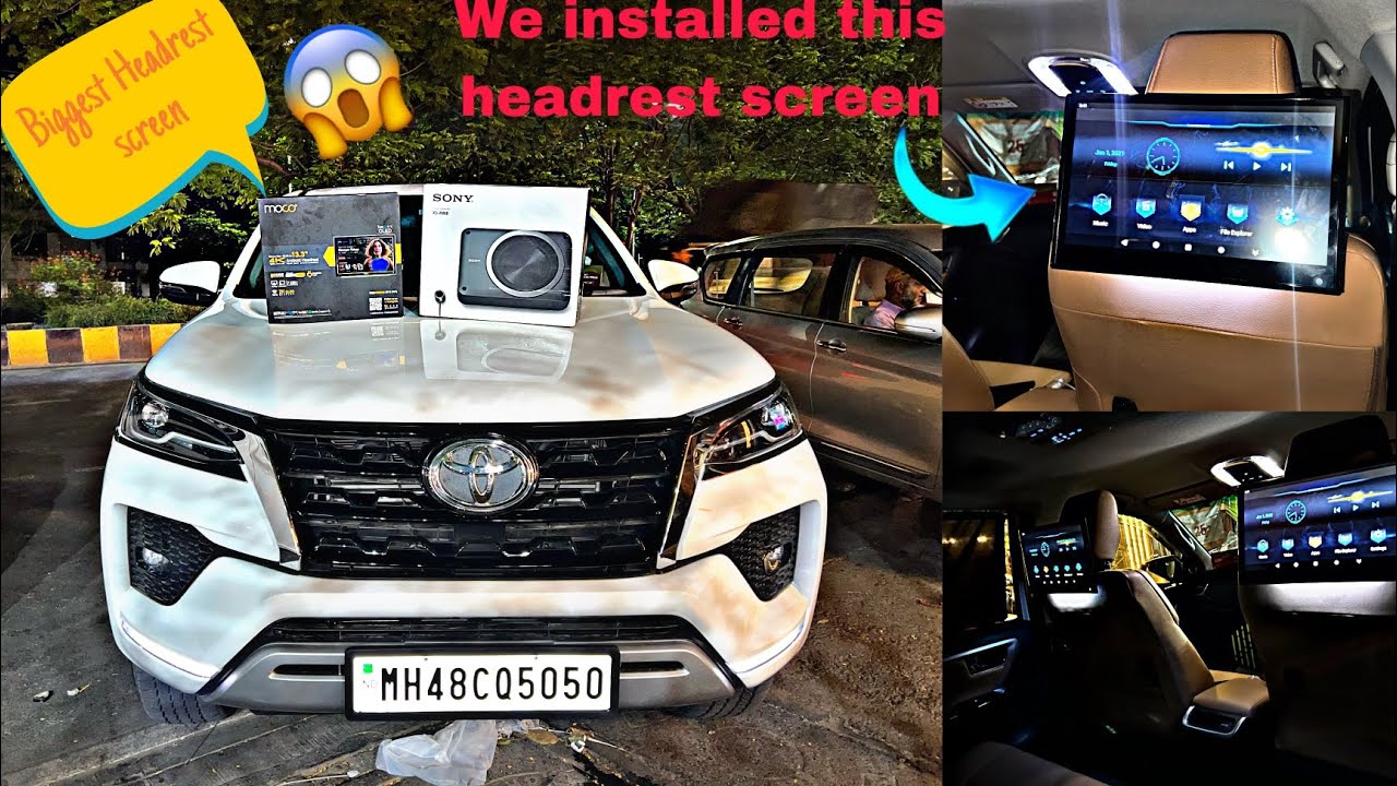 ANDROID HEADREST /REAR SEAT ENTERTAINMENT SCREEN |SONY UNDER SEAT ...