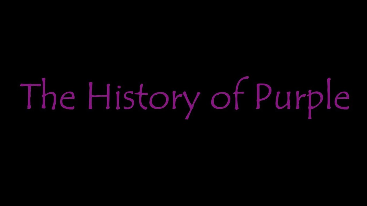 The History of Purple - YouTube