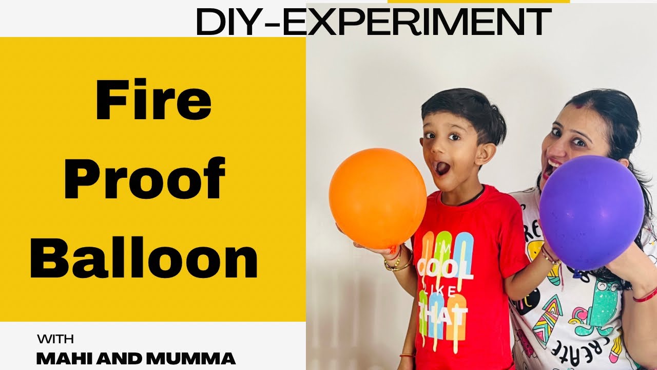 Why Water-Filled Balloon Not Pop Near Fire? | Science Experiment for ...